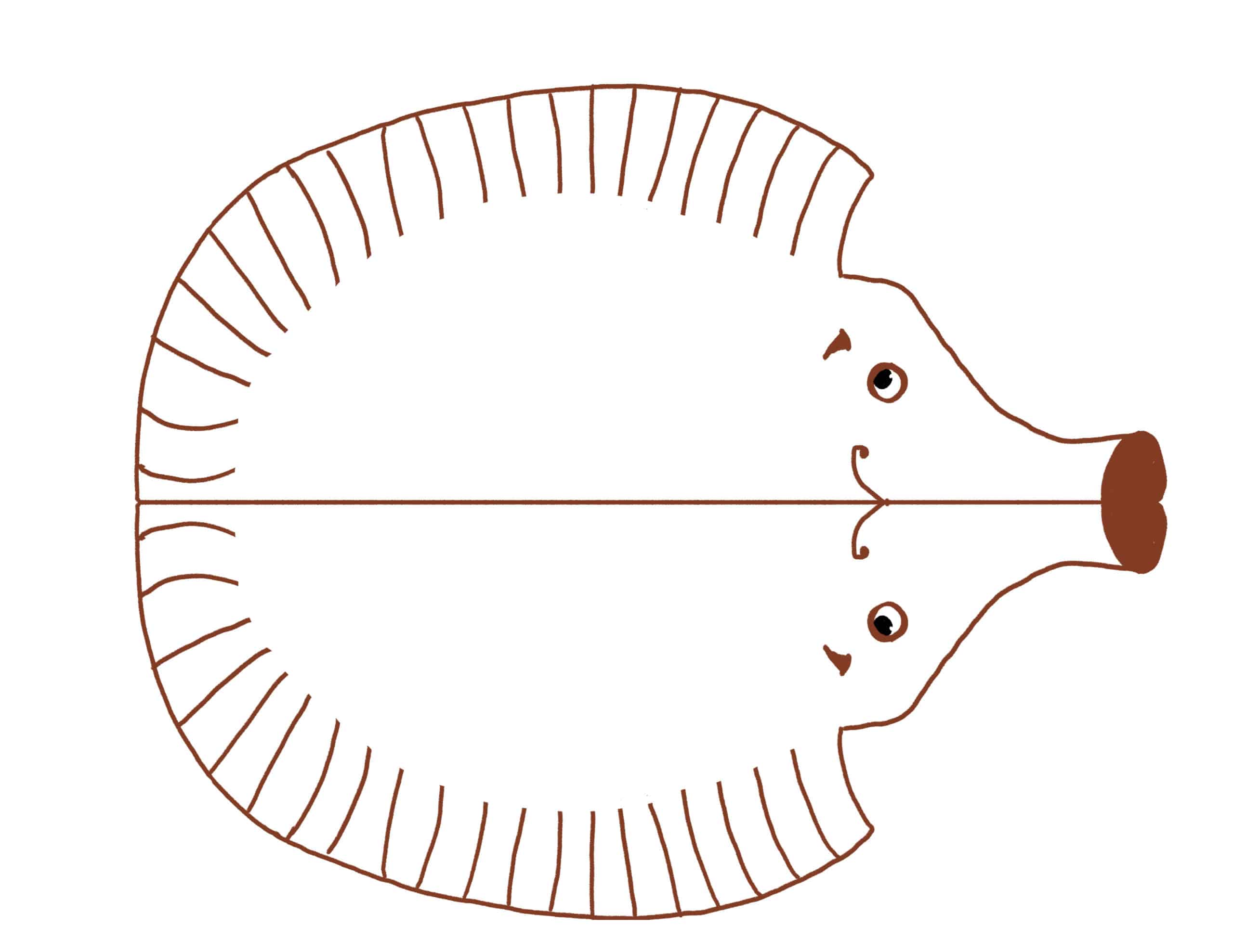 Cutting - Fringe Practice Hedgehog - Watch Me Shine